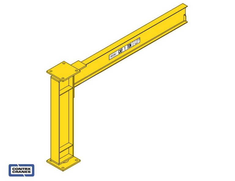 Pillar Mount Jib Crane - Contrx Cranes